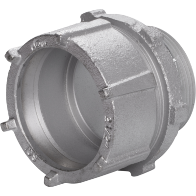 2-1/2" RIGID COMPRESSION CONNECTOR MALLEABLE IRON - Centaur Installation